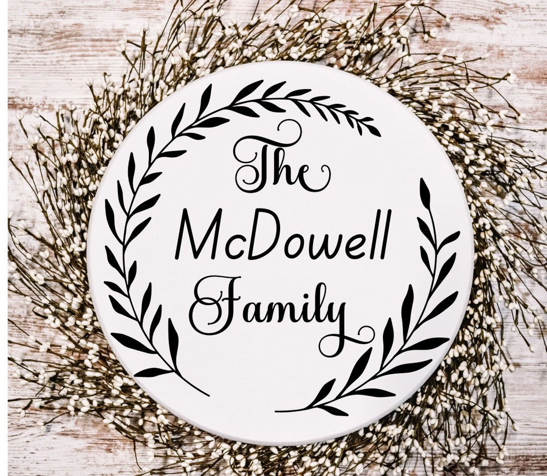 Welcome Family Sign, Cute Door Sign, Wall Sign, Door Hanger ...