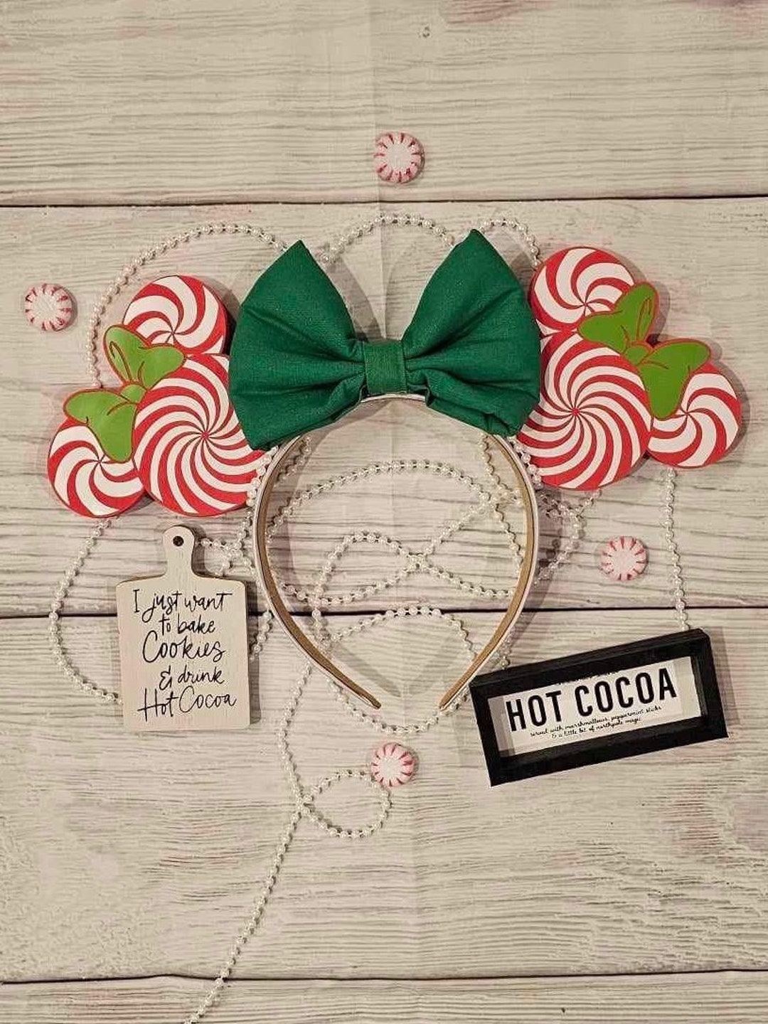 Peppermint Swirls Ears - Etsy