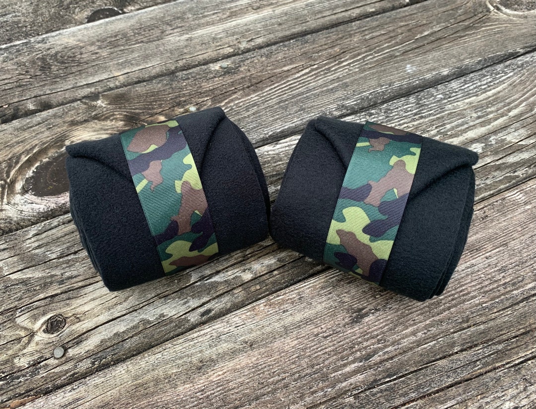 Camo Lamb Leg Wraps on Black - Etsy