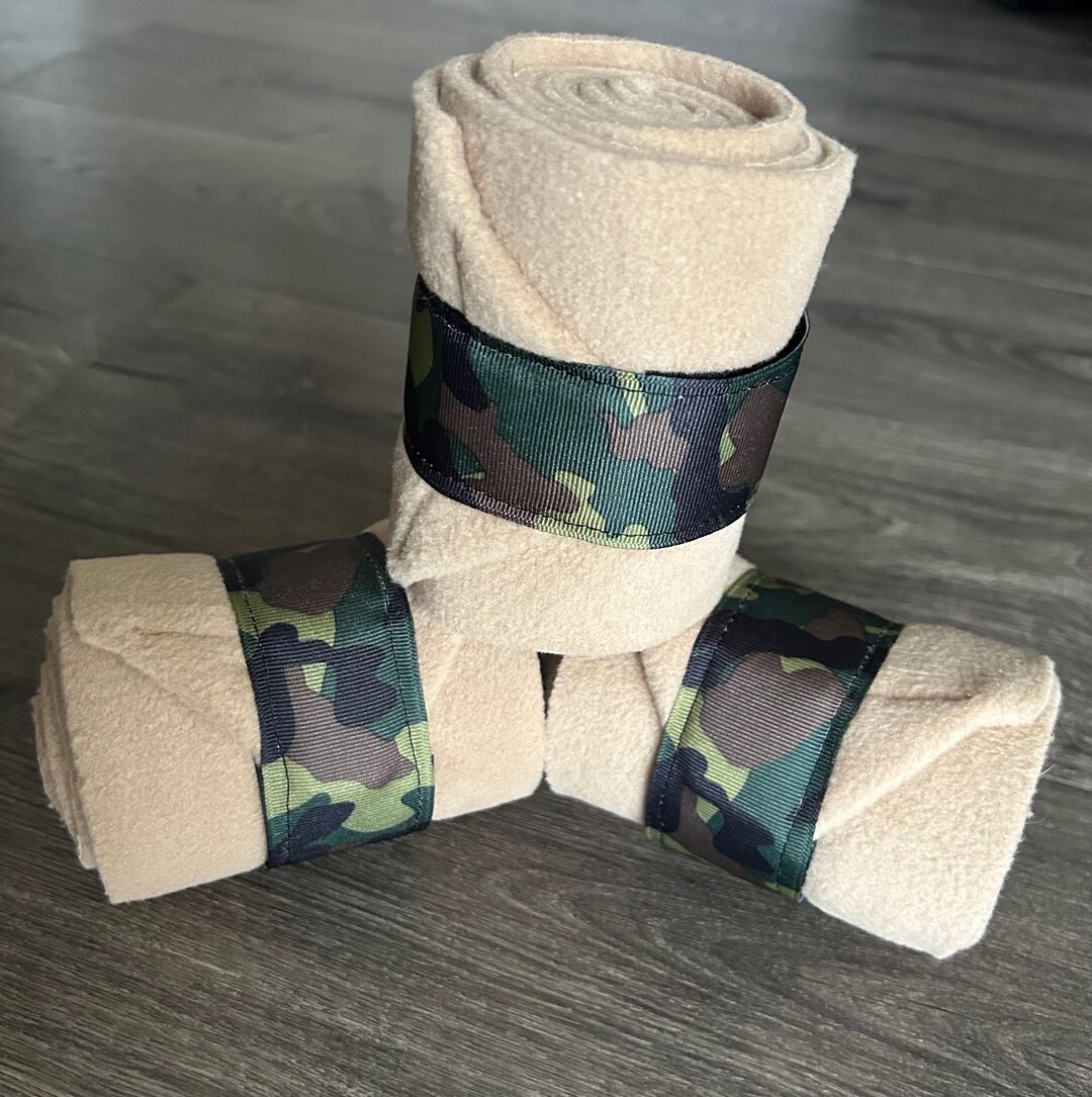 Camo on Camel Colored Lamb/sheep Leg Wraps - Etsy