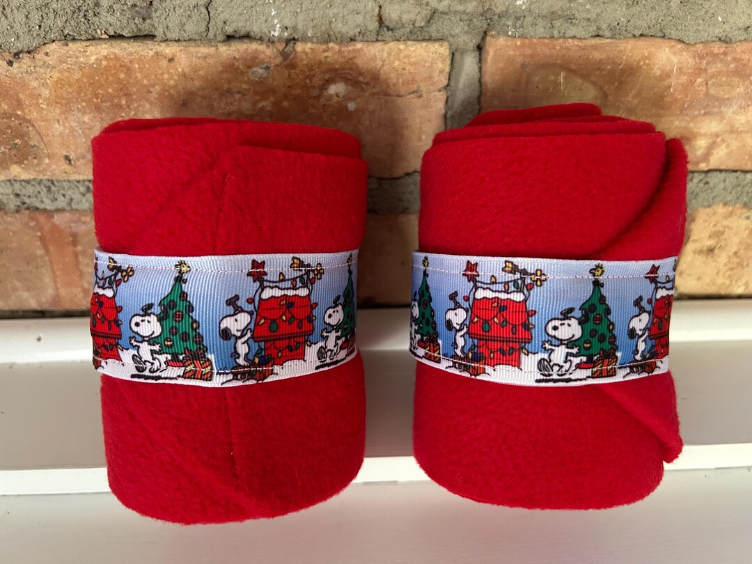 Christmas Snoopy Lamb Leg Wraps - Etsy