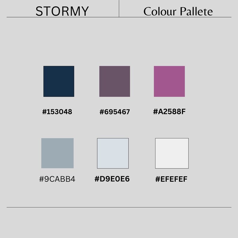 A Digital Color Palette for Eye-catching Designs - Etsy