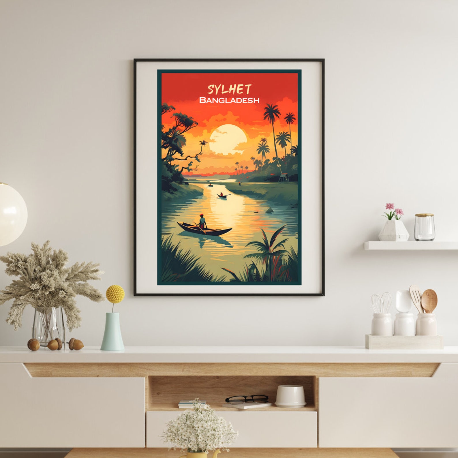 Bangladesh Travel Poster | Vintage | Travel | Wall Art| Poster ...