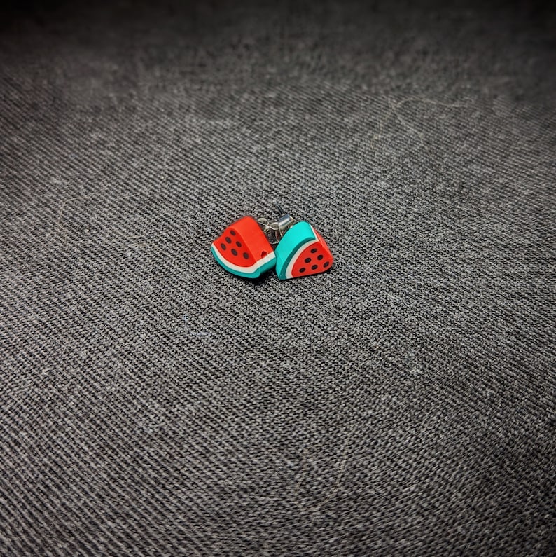 Watermelon Stud Earrings | Palestine | Earrings | Solidarity | Gaza ...