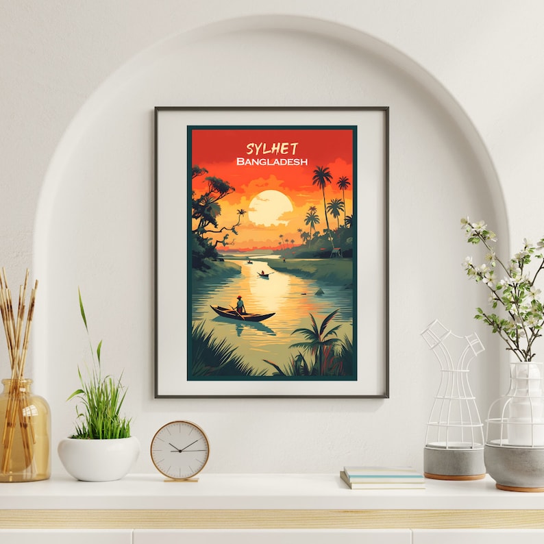 Bangladesh Travel Poster | Vintage | Travel | Wall Art| Poster ...