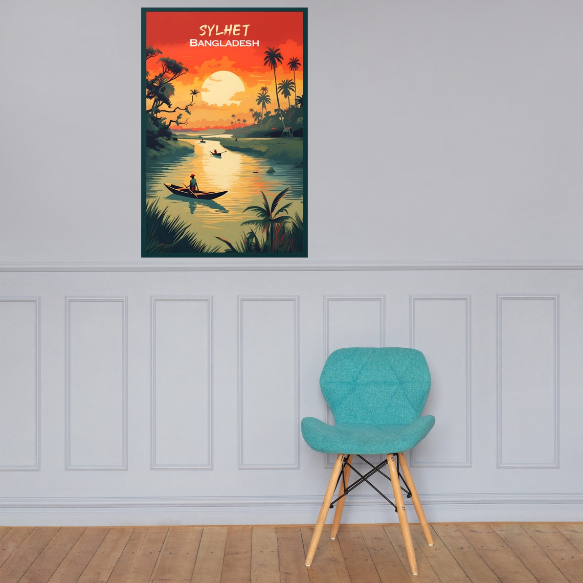 Bangladesh Travel Poster | Vintage | Travel | Wall Art| Poster ...