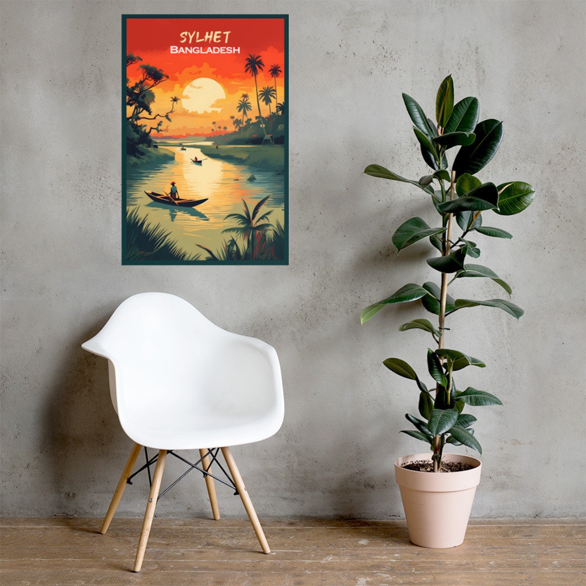 Bangladesh Travel Poster | Vintage | Travel | Wall Art| Poster ...