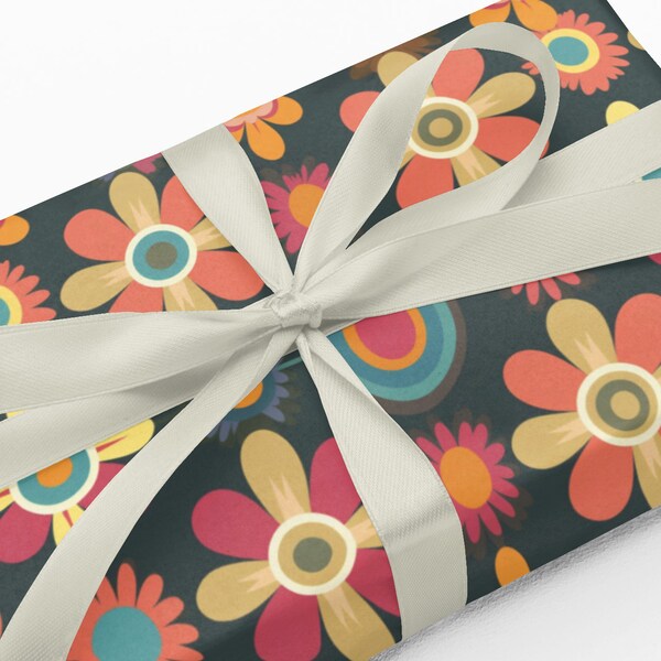 Retro Wrapping Paper - Etsy