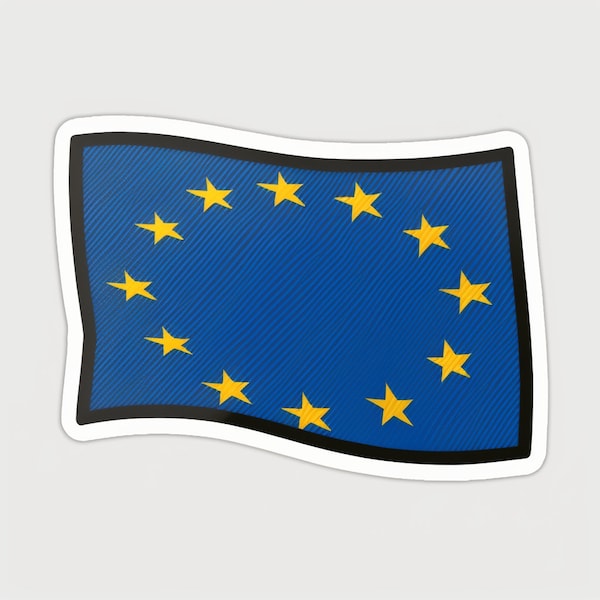European Sticker - Etsy