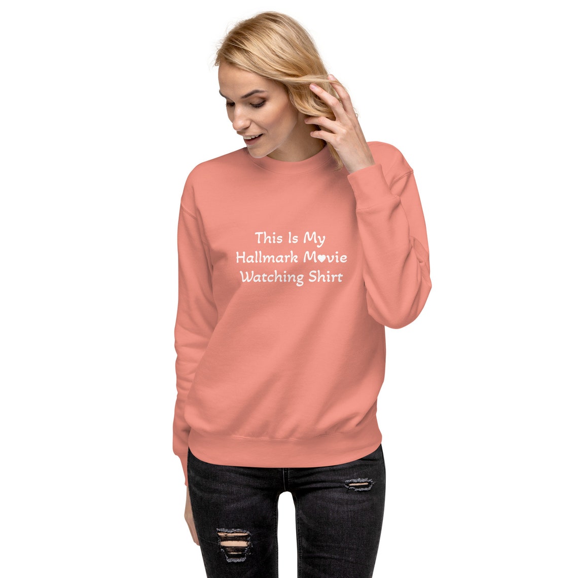 Hallmark Movie Watching Sweatshirt: Unisex Cotton-blend Fleece - Etsy