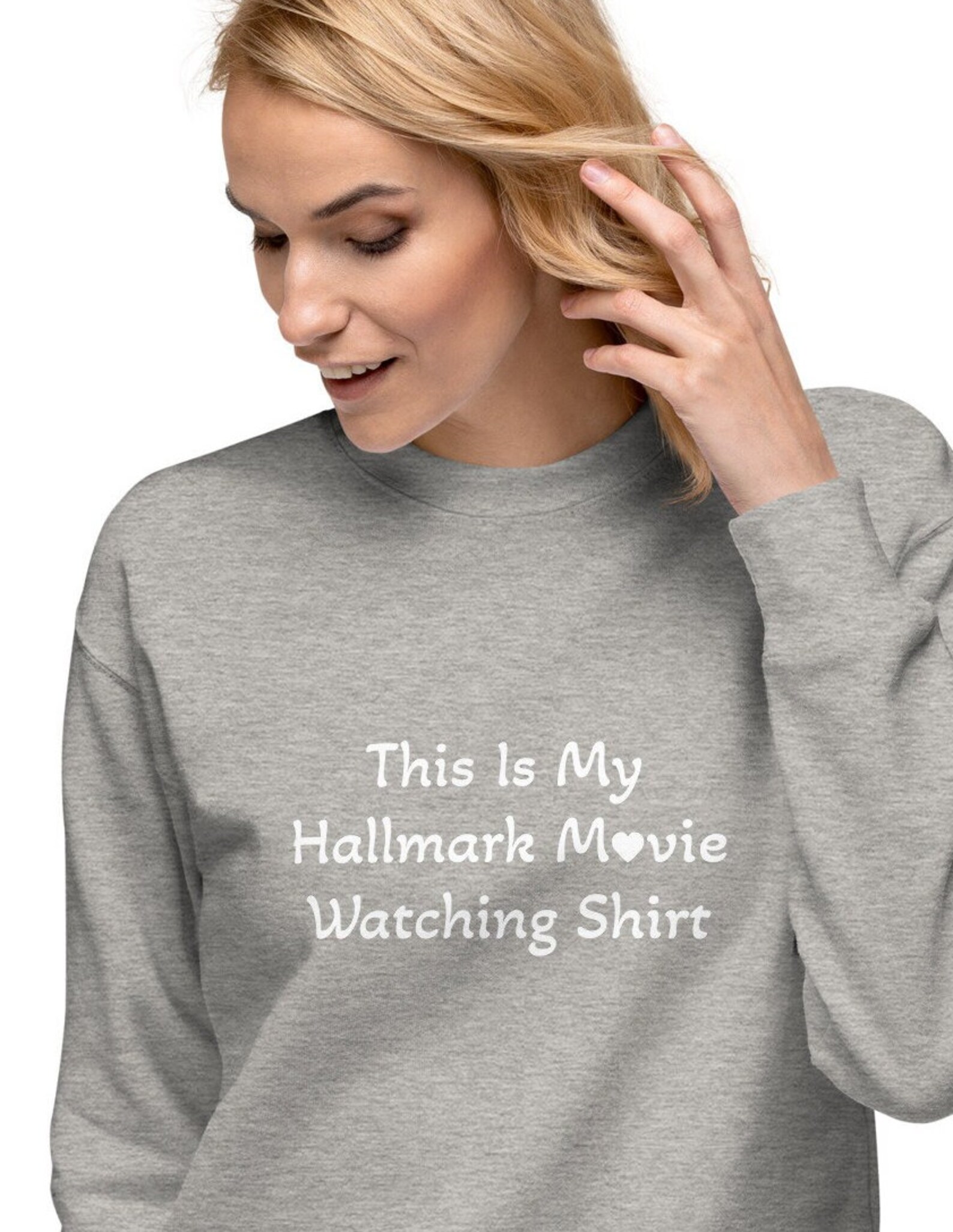 Hallmark Movie Watching Sweatshirt: Unisex Cotton-blend Fleece - Etsy