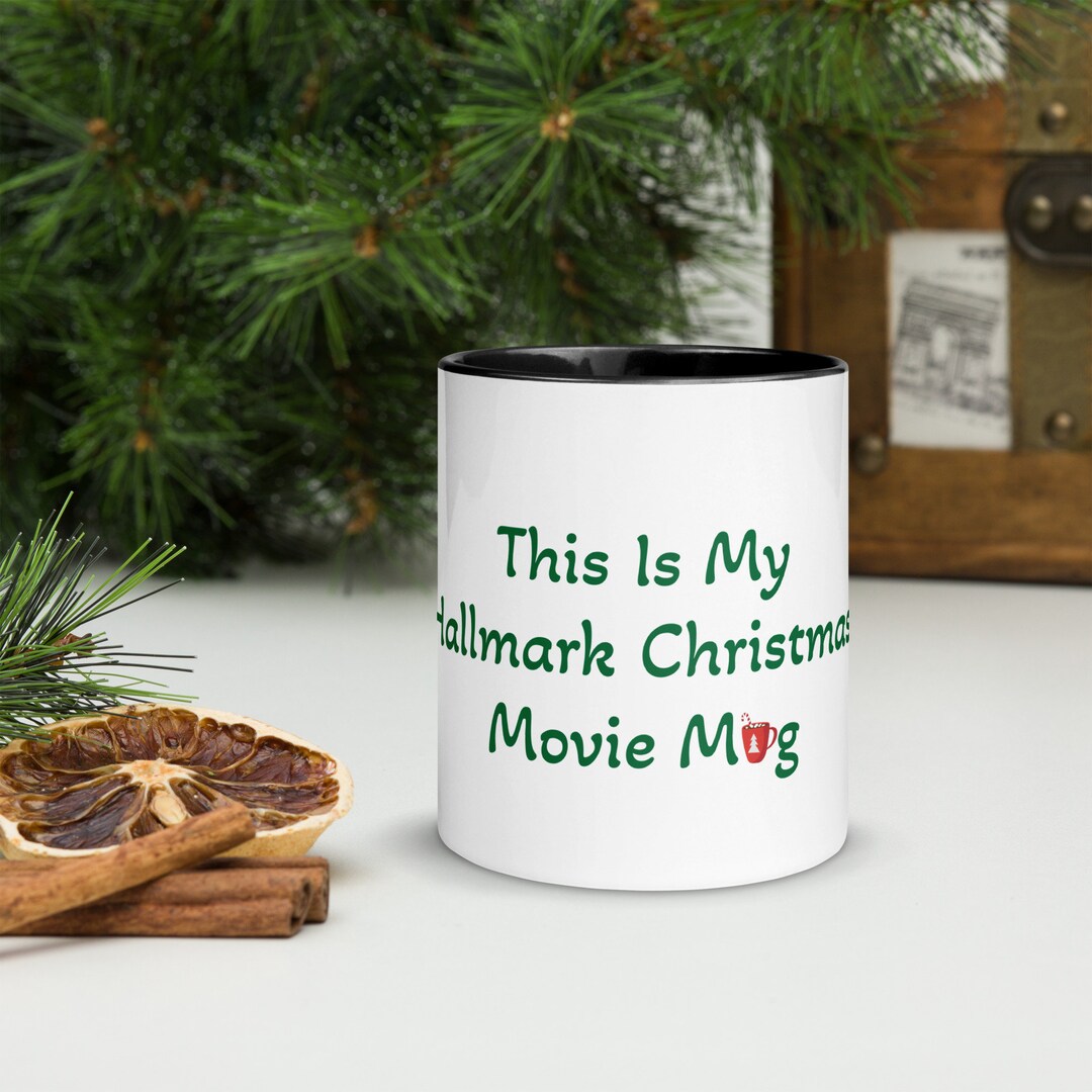 Hallmark Moving Watching Mug With Color Inside, Holiday Movie Watching ...