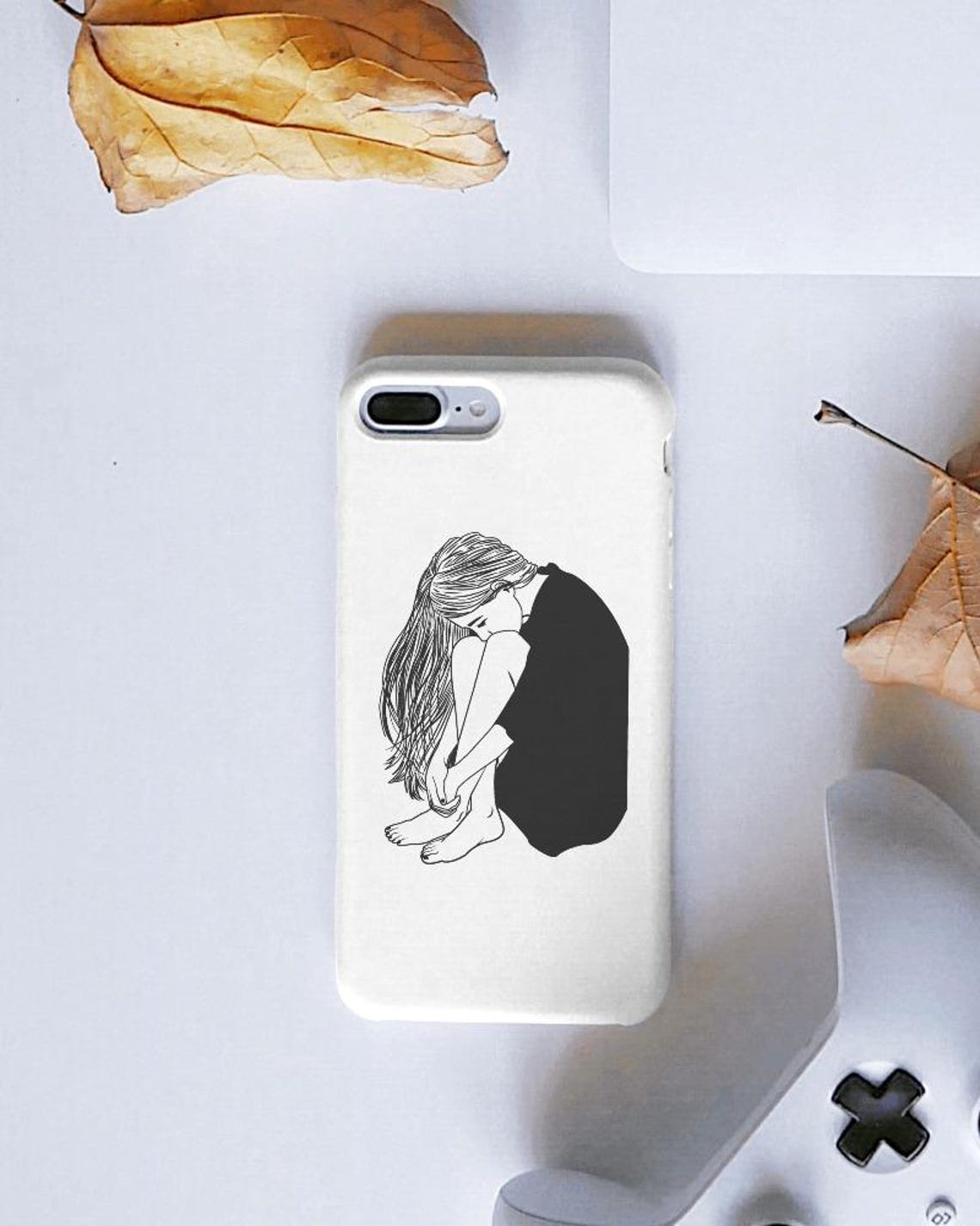 Sad Girl Svg - Pdf - Png - Jpeg - Sad Woman - Commercial Use - Tears ...