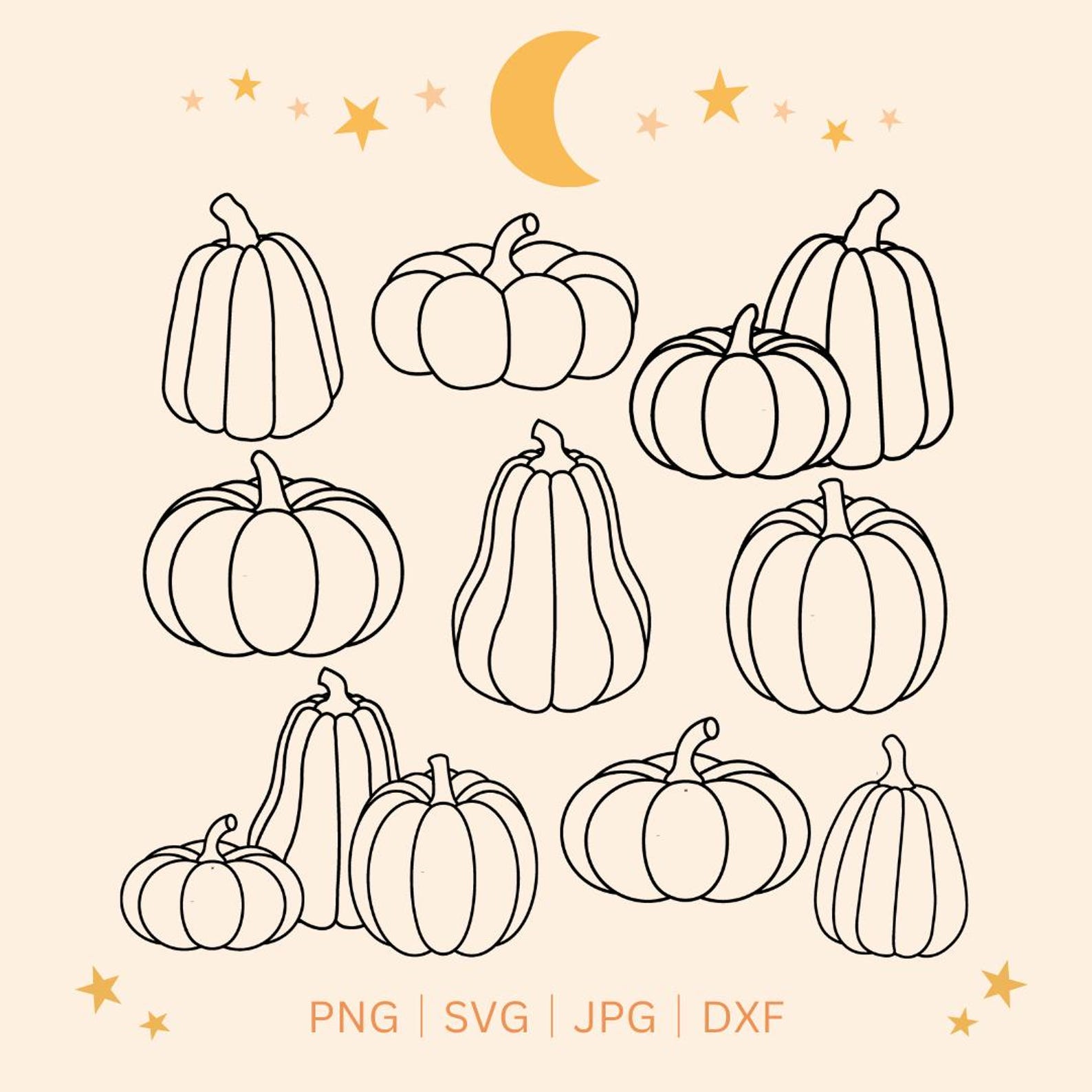 Pumpkin Bundle Svg, Pumpkin Png Bundle, Pumpkin Clipart, Pumpkin Cut