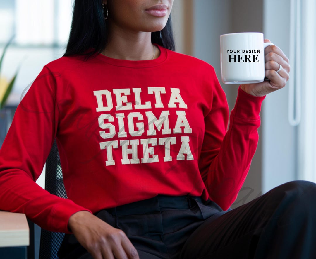 Delta Sigma Theta 1913 Mug Mockup, 11oz Coffee Mug, 11oz Sorority ...