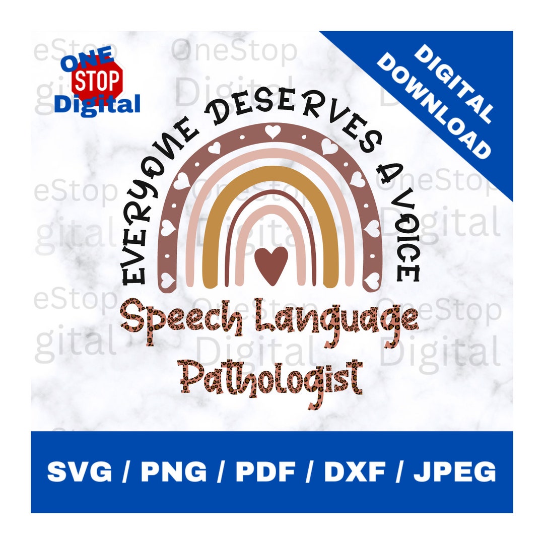 Speech Language Pathologist, PNG Digital Download, Teacher Clipart, Cut ...