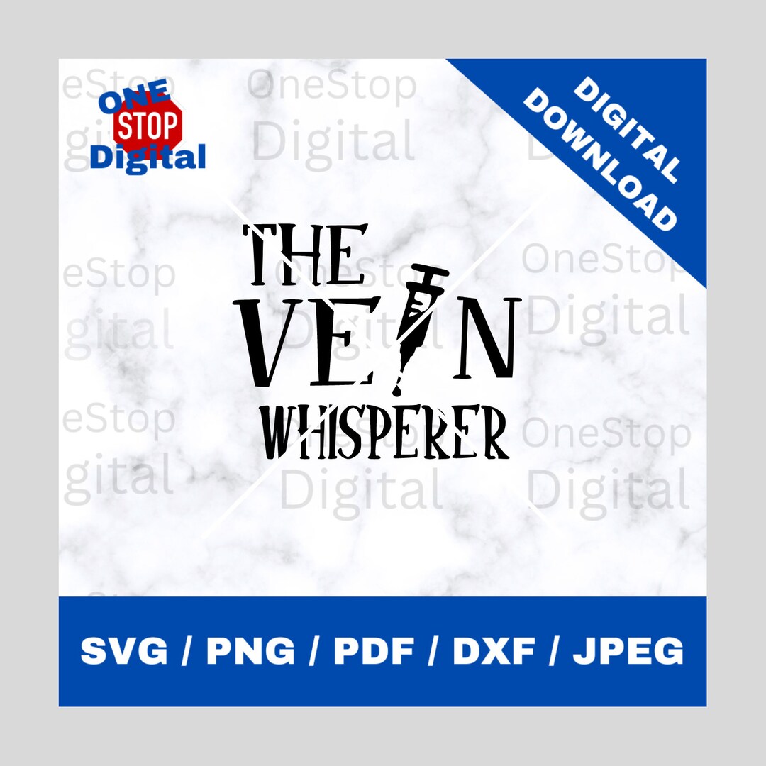 The Vein Whisperer Digital Download , PNG Digital Download, Clipart ...