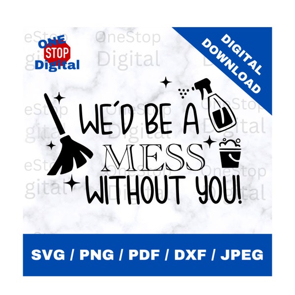Wed Be a Mess Without You Svg - Etsy New Zealand
