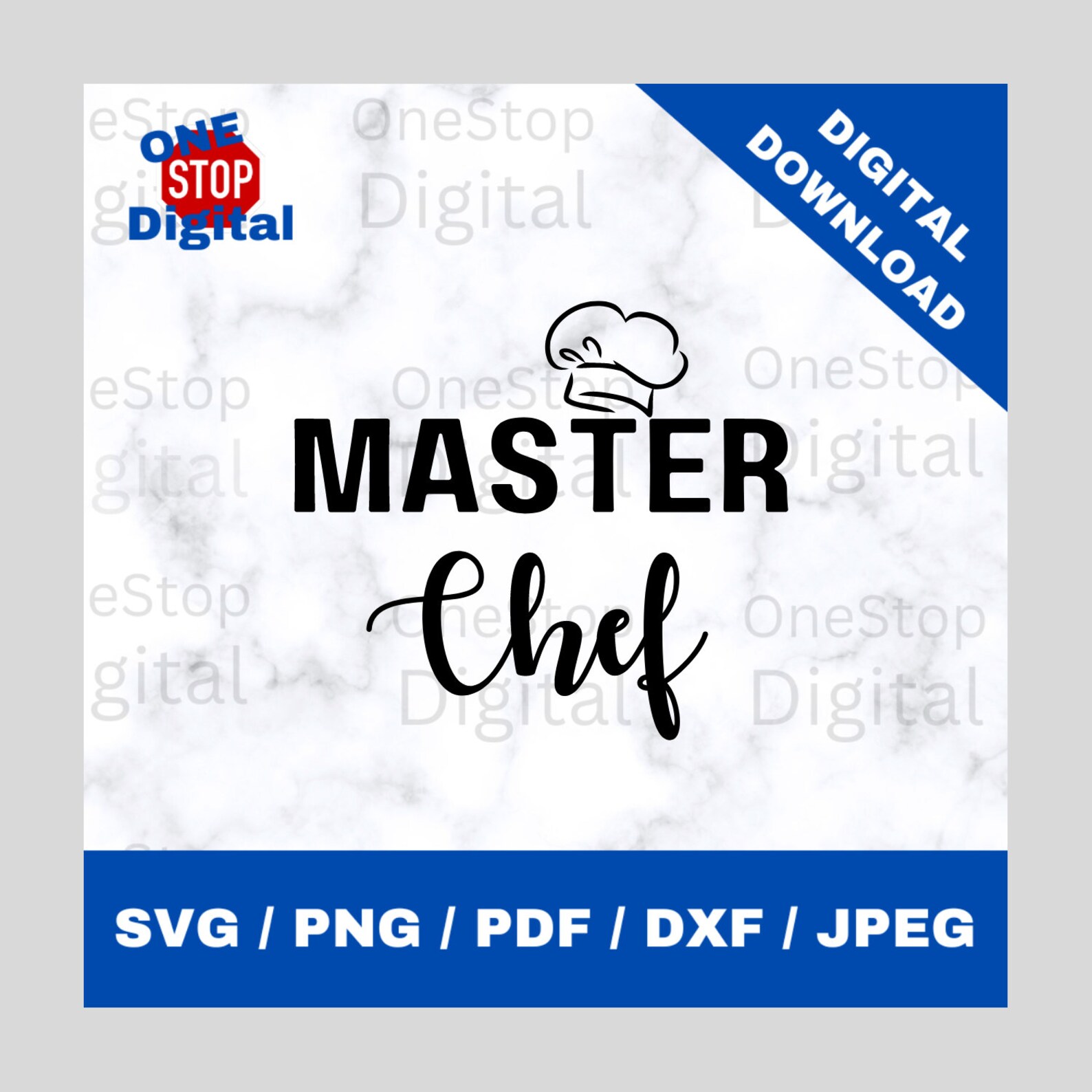 Master Chef, PNG Digital Download, Clipart, Cut Files for Cricut and ...