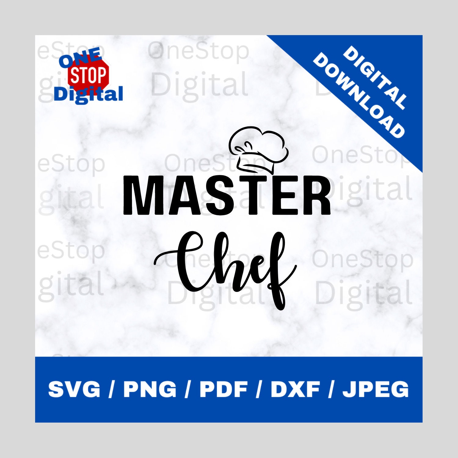 Master Chef, PNG Digital Download, Clipart, Cut Files for Cricut and ...