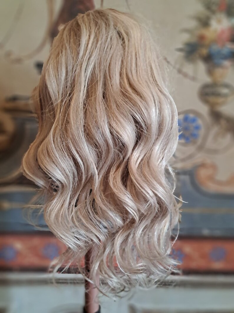 100% Human Hair Blonde Balayage Wig - Etsy