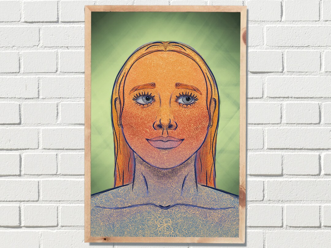 Vibrance, Highly Detailed Digital Art Print, Sunset Colors, 11x17 ...