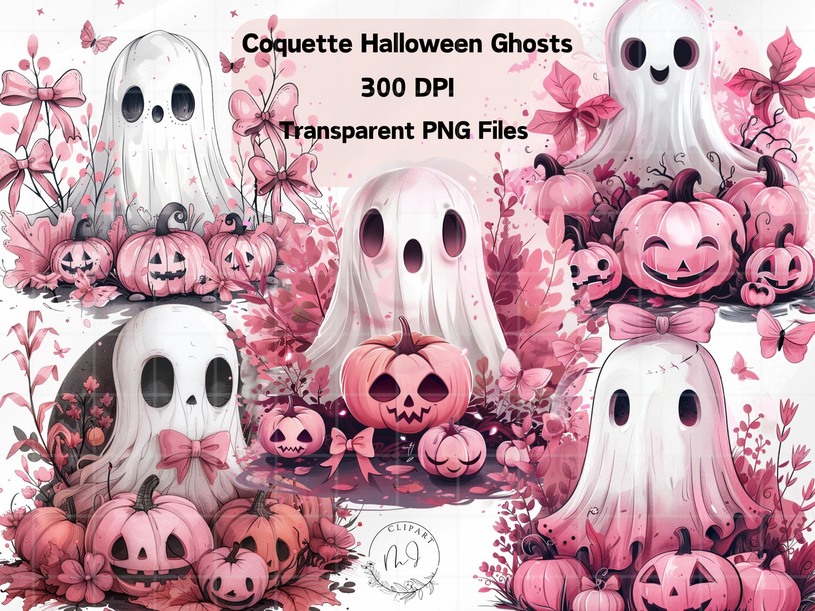 Coquette Ghost Clipart, Coquette Halloween, Coquette Bow Png, Spooky ...