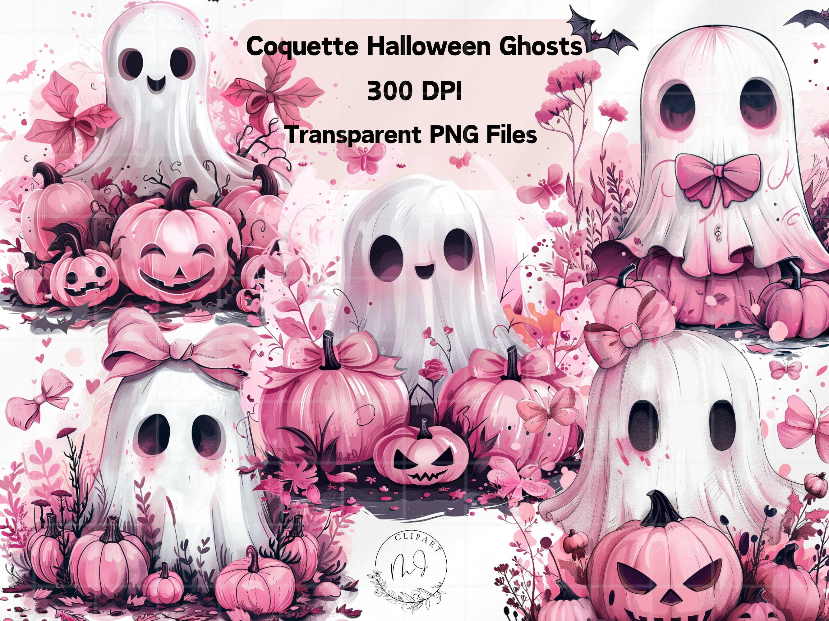 Coquette Ghost Clipart, Coquette Halloween, Coquette Bow Png, Spooky ...