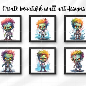 Zombie Boys Clipart PNG, Halloween Monsters Clipart, Halloween Party ...