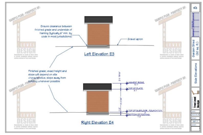 8x10' Garden Shed - Slab on Grade - Etsy