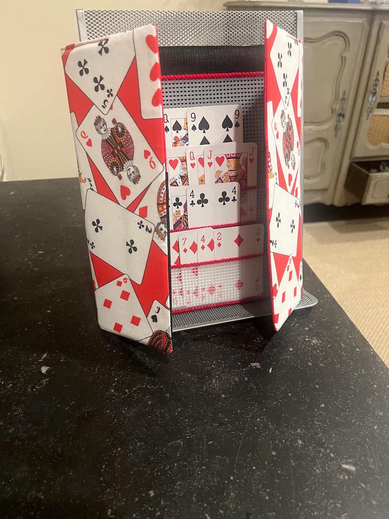 Bridge Card Holder With Choice of Fabric - Etsy