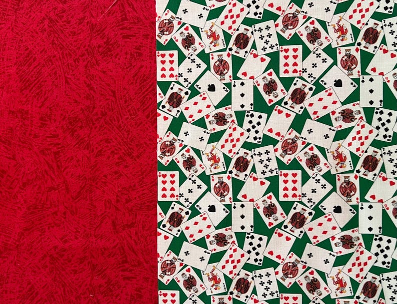 Bridge Card Holder With Choice of Fabric - Etsy