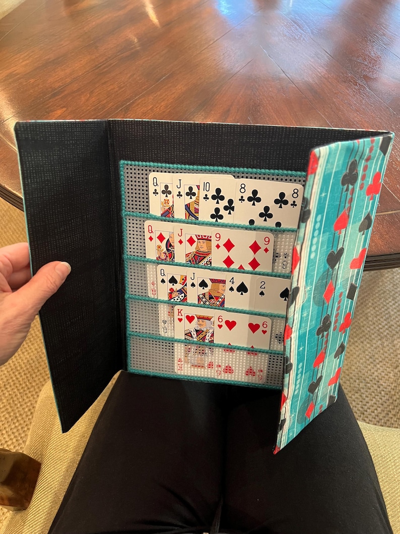 Bridge Card Holder With Choice of Fabric - Etsy