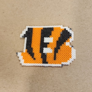 Bengals Logo Magnet. Pixel Art Work Cincinnati Ohio Football Team - Etsy