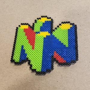 Nintendo N64 Pixel Magnet N Nerd Video Game Logo - Etsy