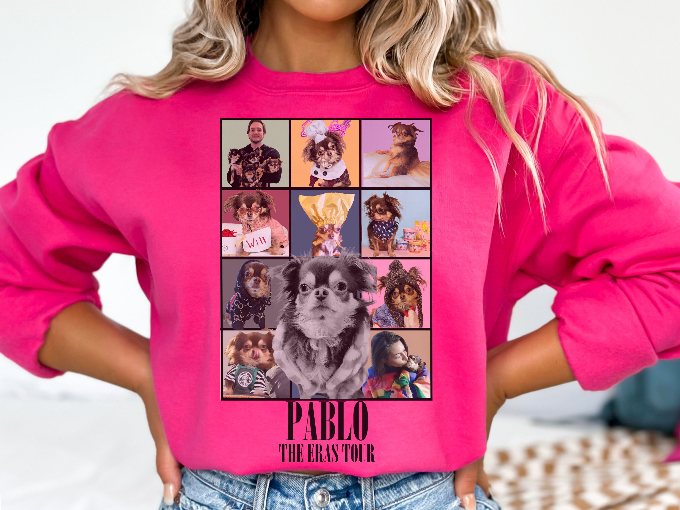 Customized Eras Tour Pet Sweatshirt, Custom Pet Sweatshirt ...