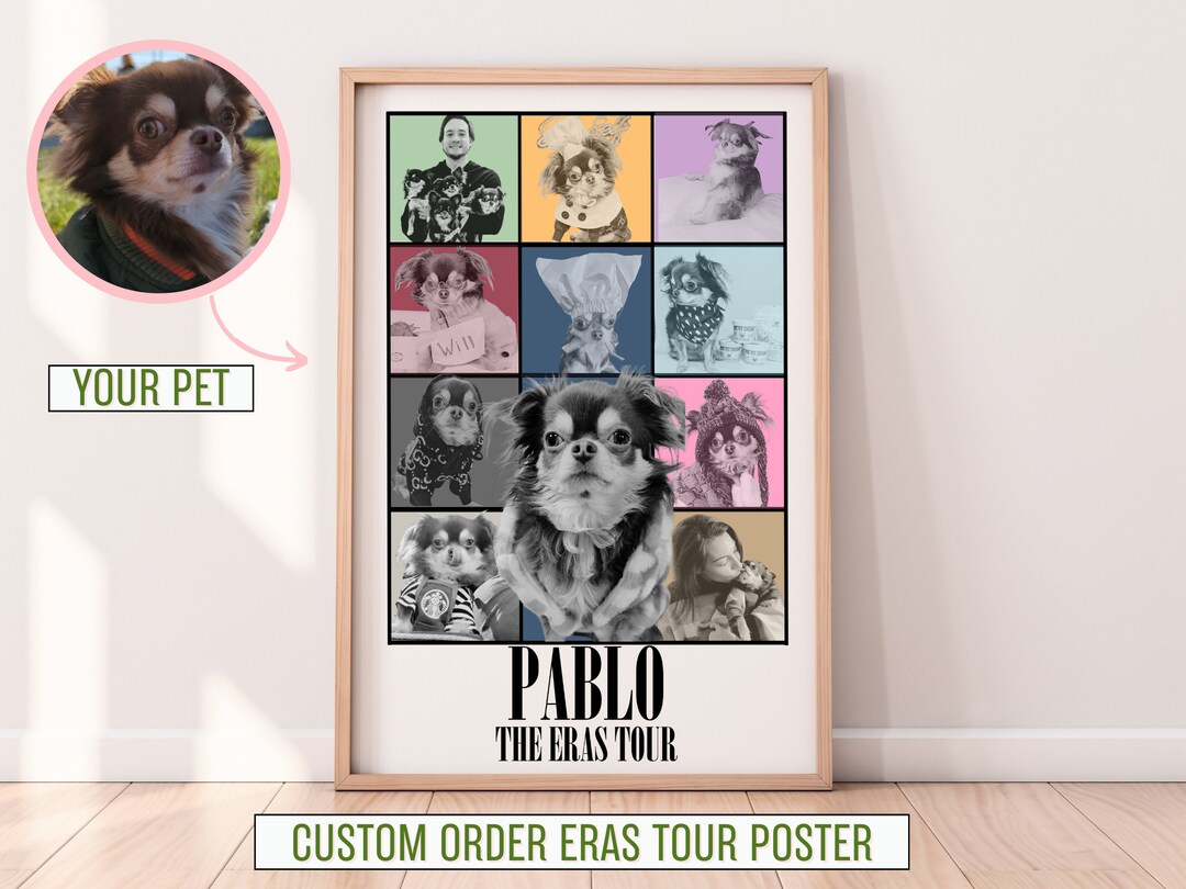 Custom Order Pet Eras Tour Poster | Pet Eras Tour Poster | Personalized ...