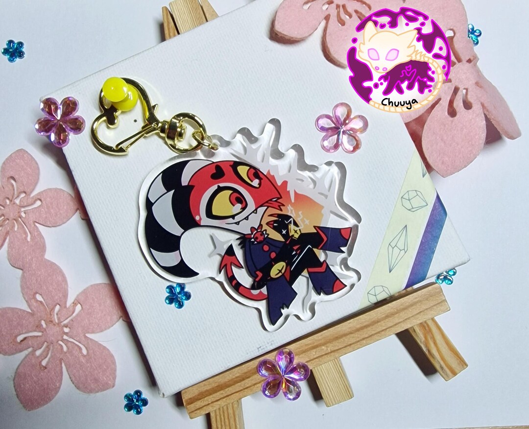 Helluva Boss Blitzo Keychain - Etsy