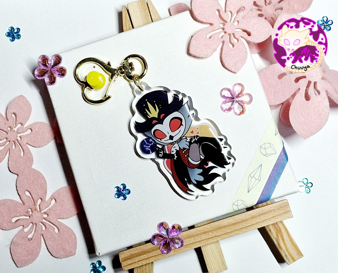 Helluva Boss Stolas Keychain - Etsy