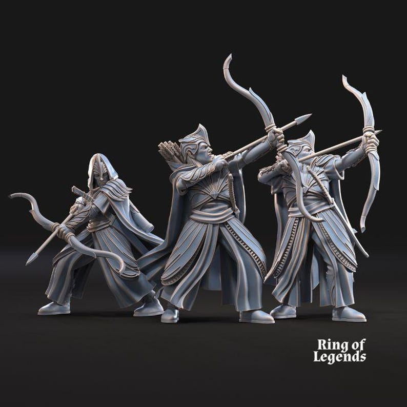 6x Galanthir Archers | Galanthir Elves | Ring of Legends MESBG 28mm ...