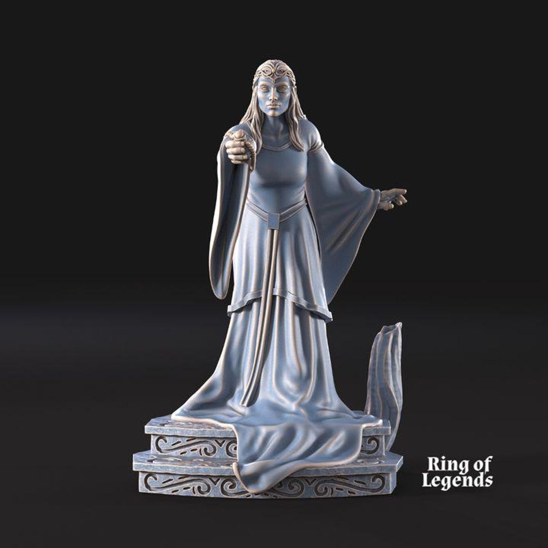 Lady of the Elves | Galanthir Elves | Ring of Legends MESBG Dnd 28mm ...