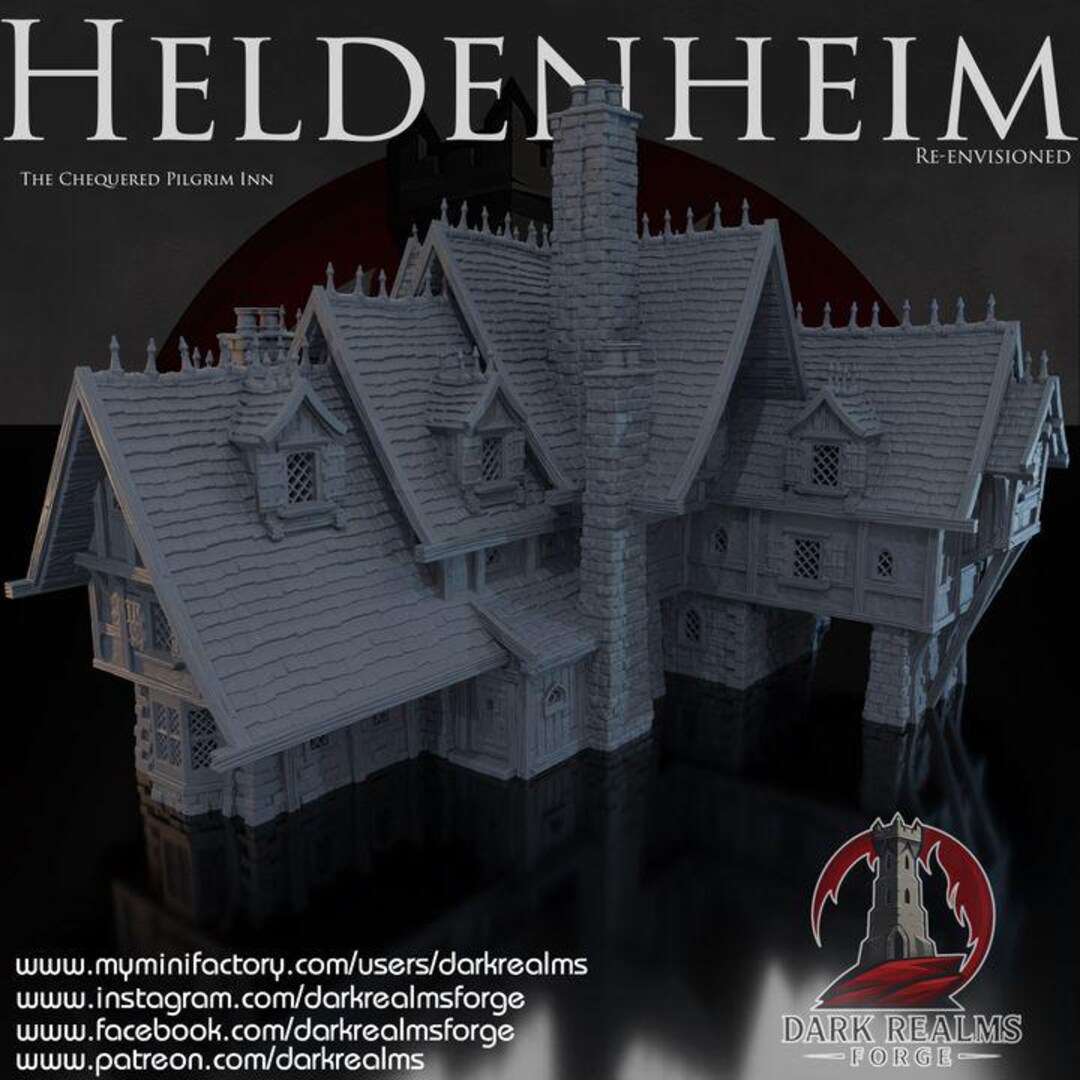 Dark Realms - New Heldenheim - the Checkered Pilgrim Inn Dnd Pathfinder ...