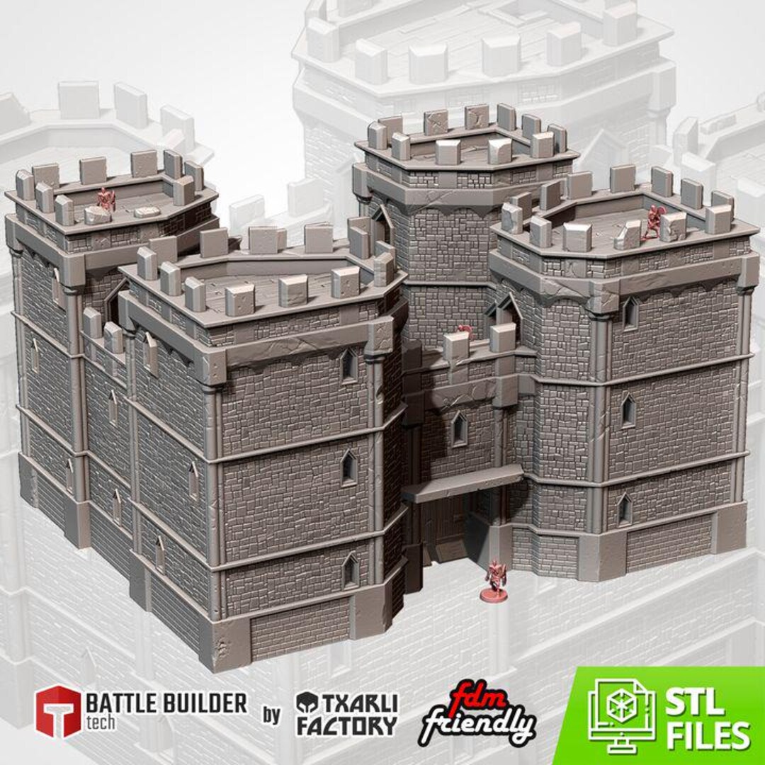 Txarli Factory Castle / Stronghold Warhammer Fantasy 40k Tabletop ...