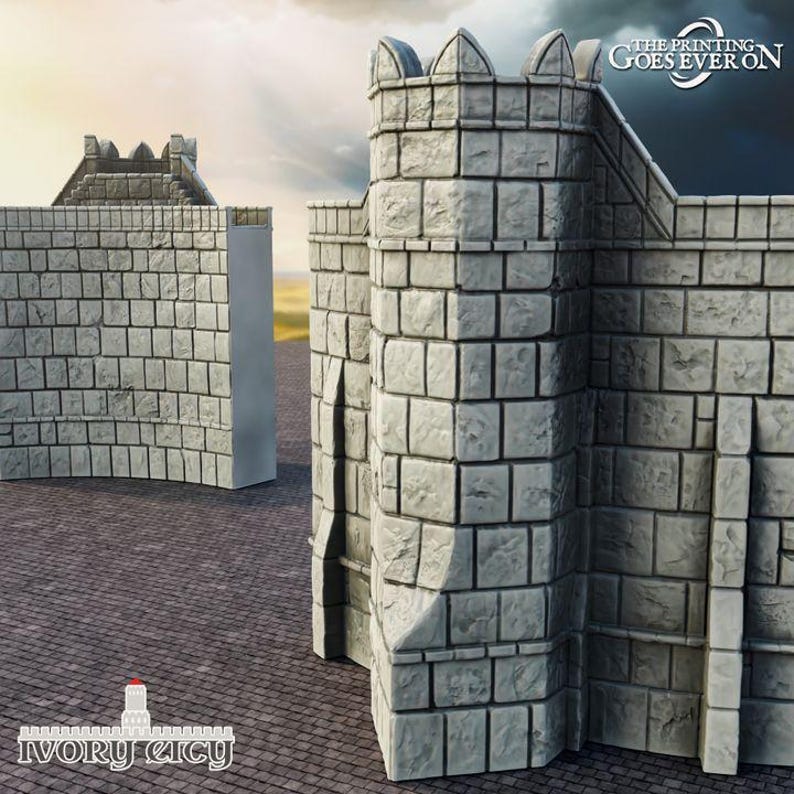 Ivory City – Ultimate Castle Wall Set | Modular Fortress & Tower ...