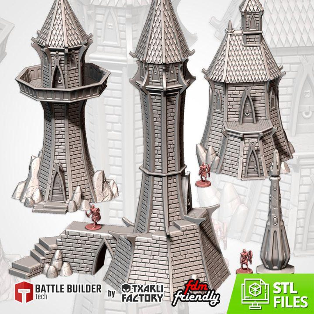 ELVEN CONSTRUCTIONS | Elven Buildings & Terrain | 28 Mm Tabletop ...