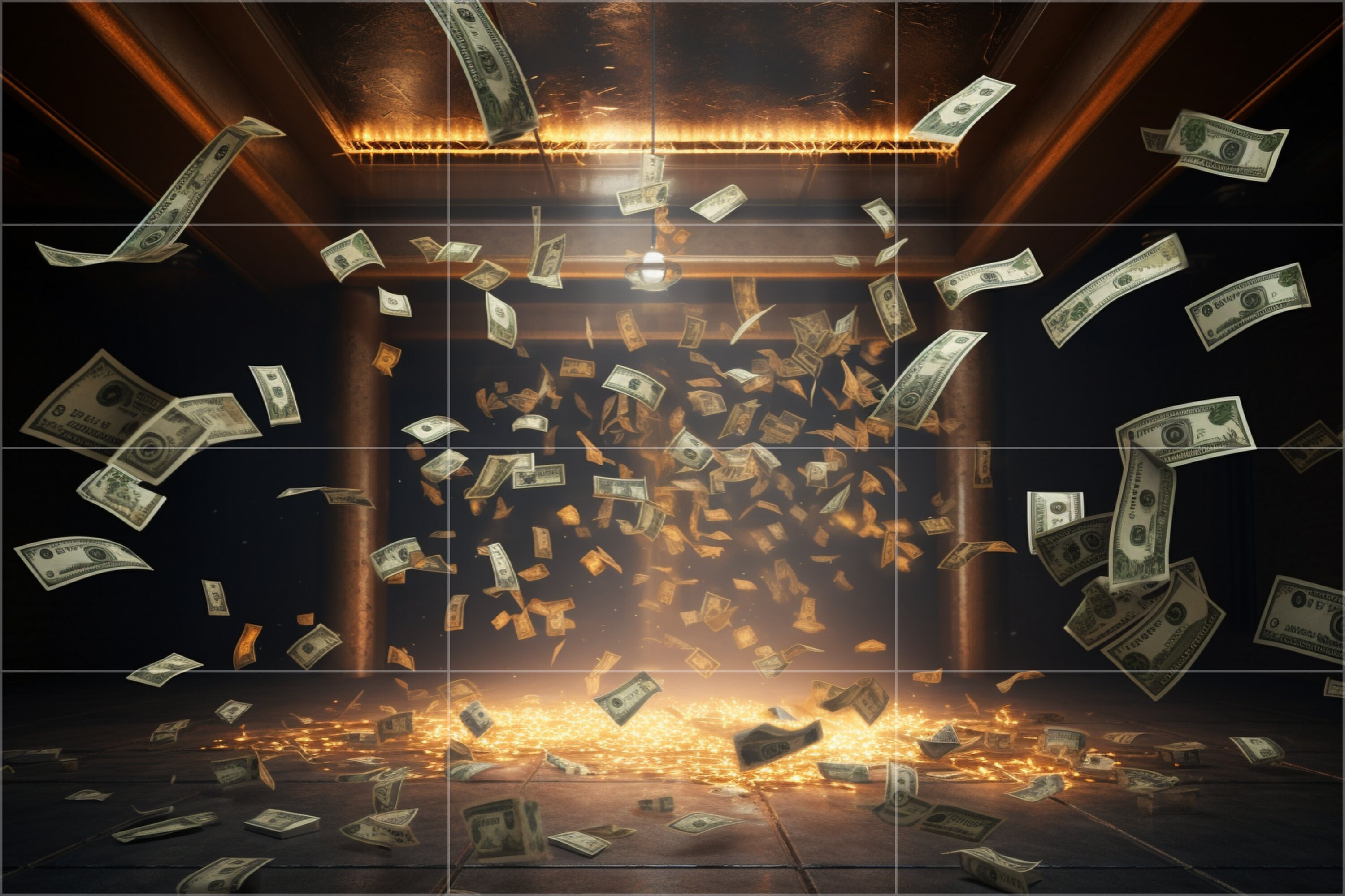 Heist Digital Backdrop, Digital Background, Robery Background for ...