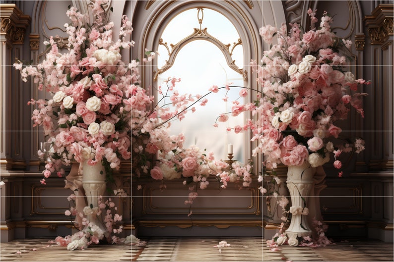 Wedding Digital Backdrop, Digital Background, Wedding Background for ...