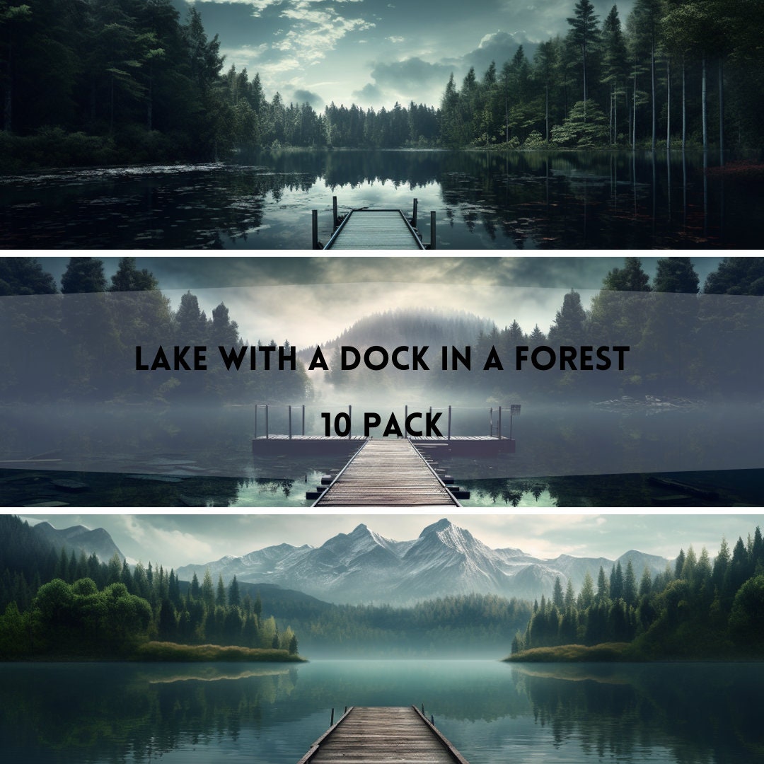 Lakeside Backdrop | Mountains | Photoshop Digital Backgrounds | Lake ...