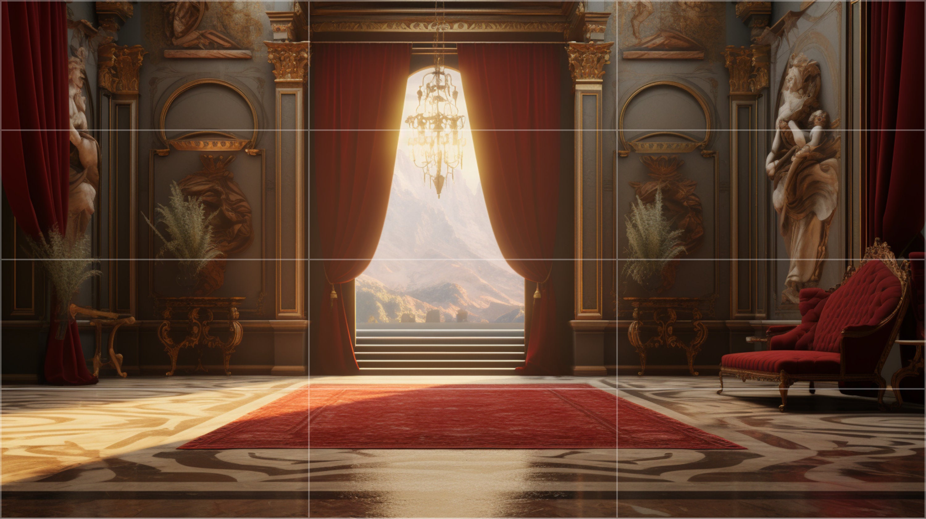 Renaissance Digital Backdrop, Digital Background, Renaissance ...