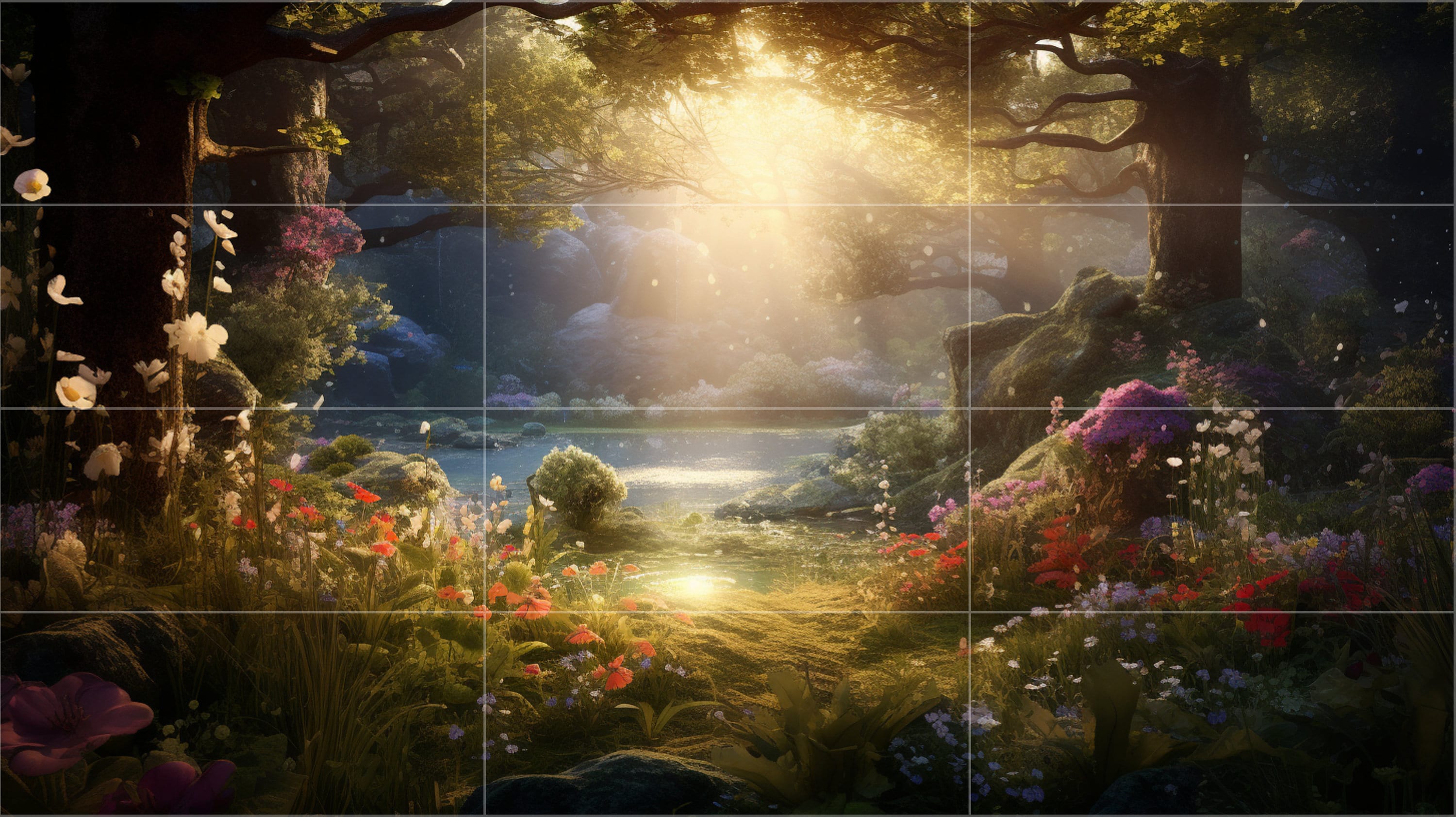 Elf Digital Backdrop, Digital Background, Elf Forest Background for ...